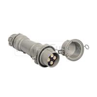 China PowerSyntax Shore Power High Current Industrial Female Plug Straight Type 4P 350A 400V IP67 Part No. MB350A-BS-S for sale