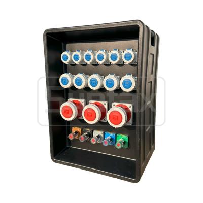 China Syntax MD4 Three Phase 250AMP IP67 Waterproof HDPE Power Distribution Box With Schneider Breakers And PowerSyntax Industrial Plugs and Sockets 630x430x900mm for sale
