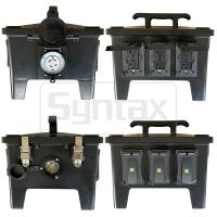 China Syntax MP24 Waterproof Portable Power Distribution Unit 30A Single Phase 2-Pole 4 Wire UL/ETL Listed Receptacles for sale