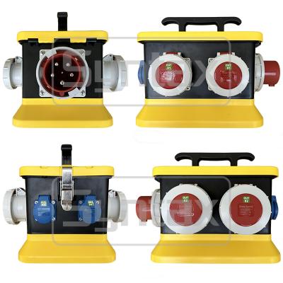 China Syntax MZ12 IP67 Waterproof Portable Power Distribution Boards For 63A 400v Three Phase Electrical Supply Outdoors 308*238*277mm for sale