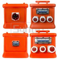 China Syntax MK1N 5P 125A IP67 Waterproof Portable Distribution Box HDPE Material Fitted With Inlet and Socket 48*48*48.8CM for sale