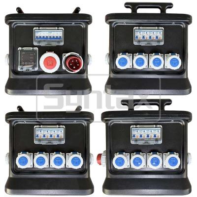 China Syntax MK1N 5P 32A IP67 Waterproof Portable Power Distribution Board HDPE Material Fitted With Multi-functional Meter 48*48*48.8CM for sale