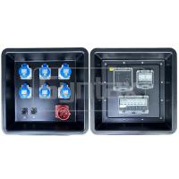 China Syntax MD1 Three Phase 5P 32AMP HDPE Portable Distribution Box IP67 Waterproof for Temporary Power for sale