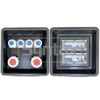 China Syntax MD1 Three Phase 100AMP HDPE Portable Distribution Box IP67 Waterproof with Differential Protection for sale