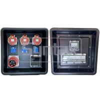 China Syntax MD1 Three Phase 63A/5P HDPE Portable Distribution Box IP67 Waterproof for Stage Light Applications for sale