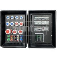 China IP67 Waterproof 400AMP HDPE Portable Power Distribution Box with Wheels for FIFA Sporting Events for sale