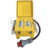 China IP67 Waterproof Portable Power Distribution Board 63A/5P with Polycarbonate Resin Construction for sale