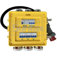 China IP67 Waterproof Portable Power Distribution Board 63A/5P with Polycarbonate Resin Construction for sale