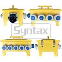 China Syntax MP36 IP67 Waterproof Compact Power Distribution Box 125A 1 Phase with Handle for Industrial Use for sale