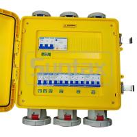 China Syntax MP24 IP67 Waterproof Portable Power Distribution Boards 3-Phase 32 AMP With Residual Circuit Breaker 37*34*33CM for sale