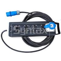 China Syntax CT2 Heavy-Duty 16A Industrial to 4-Way UK & 1-Way CEE Power Splitter 430*120*70mm for sale