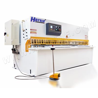 China Hydraulic swing beam shearing machine, QC12K-25×2500 cutting machine with E21S for sale