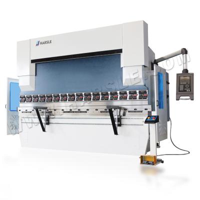 China WE67K 3+1 axis  electro-hydraulic servo press brake with V crowning system for sale
