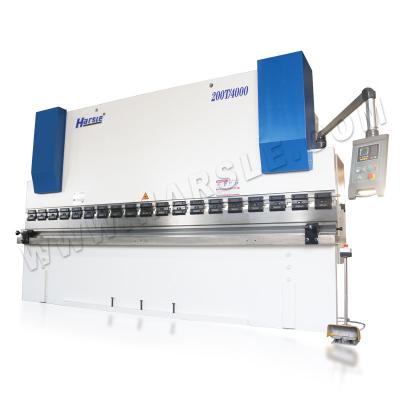 China WC67K Galvanized sheet hydraulic NC automatic sheet metal press brake bending machine with E21 control system for sale