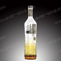 China Custom Premium Quality Small Capacity Delicate Transparent Glass Bottle for sale