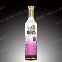 China Crystal White Flint Custom Glass Bottle 500 ML for Luxury Liquor and Spirit for sale