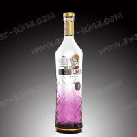 China Cap Sealing Metal Label 700mL Glass Spirit Bottles for sale