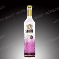 China Crystal White Flint Custom Glass Bottle 500 ML for Luxury Liquor and Spirit for sale