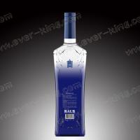 China Rubber Sealing Empty Cork Cap Vodka Glass Bottle for sale