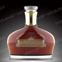 China New Designed 750ml Glass Bottle For Luxury Liquors for sale