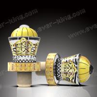 China 30x60mm Aluminium Glass Bottle Corks For Luxury Liquor for sale
