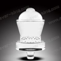 China 30x60mm Aluminium Glass Bottle Corks For Luxury Liquor for sale