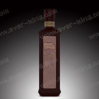 China Crystal White Flint 500 Ml Custom Glass Bottles for sale