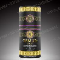 China Corrugated Paper Cylindrical Luxury Leather Glass Bottle Box for sale