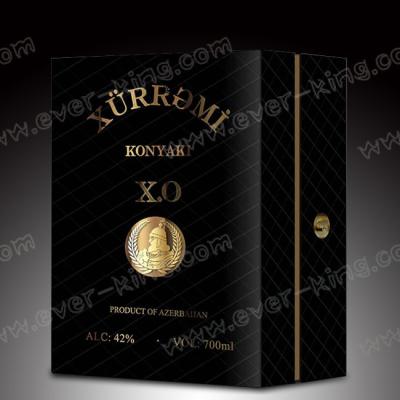 China Plastic Label Leather Corrugated Wine Boxes For Spirits for sale