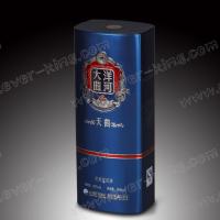 China 0.25mm Box Wine Packaging , Tinplate Packing Boxes For Drinking Glasses for sale