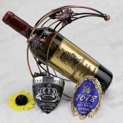 China Self Adhesive 0.25mm Spirit Labels For Metal Bottle for sale