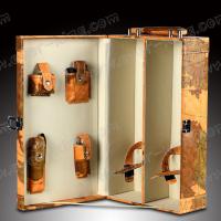 China Luxury Wood Cardboard Wine Paper Box for sale