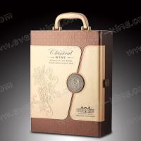 China ISO9001 Wood Cardboard Spirits​  Glass Bottle Box for sale