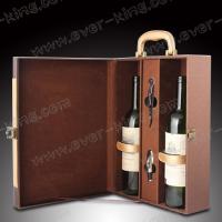 China ISO9001 Wood Cardboard Spirits​  Glass Bottle Box for sale