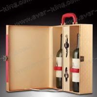 China ISO9001 Wood Cardboard Spirits​  Glass Bottle Box for sale