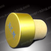 China Printing Liner TPE Aluminium Wine Cap For Spirits for sale