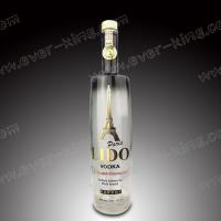 China Plastic Cap 750ml Empty Liquor Bottles , Sgs Clear Glass Liquor Bottles for sale