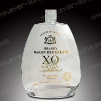 China Custom High End FDA 1500g Brandy Glass Bottle for sale