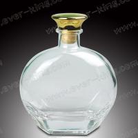 China OEM ODM Super White Glass Clear Alcohol Bottles for sale