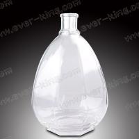 China 750 ML Crystal White Flint Alcohol Drinking Bottle for sale