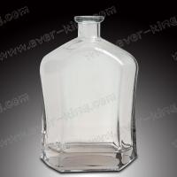 China High White Flint 1000 ML Brandy Glass Bottle for sale