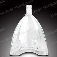 China ISO9001 Square shaped Luxury Spirits Brandy Glass Bottle for sale