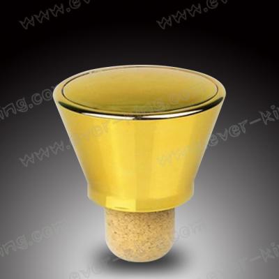 China Food Grade Plastic Non Spill Wine Bottle Stopper for sale