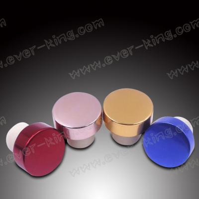 China Printing Liner TPE Aluminium Wine Cap For Spirits for sale