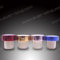 China Printing Liner TPE Aluminium Wine Cap For Spirits for sale