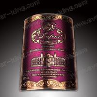 China Heat Resistant Bottled Beverage Embossed Spirit Labels for sale