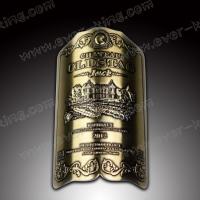 China Personalized Customization Metal Spirit Custom Vodka Labels for sale