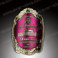 China Personalized Customization Metal Spirit Custom Vodka Labels for sale