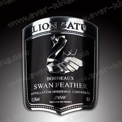 China Personalized Customization Metal Spirit Custom Vodka Labels for sale