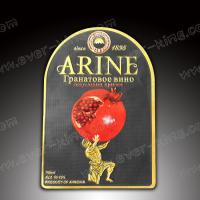 China CMYK Printing Waterproof Adhesive Spirit Labels for sale